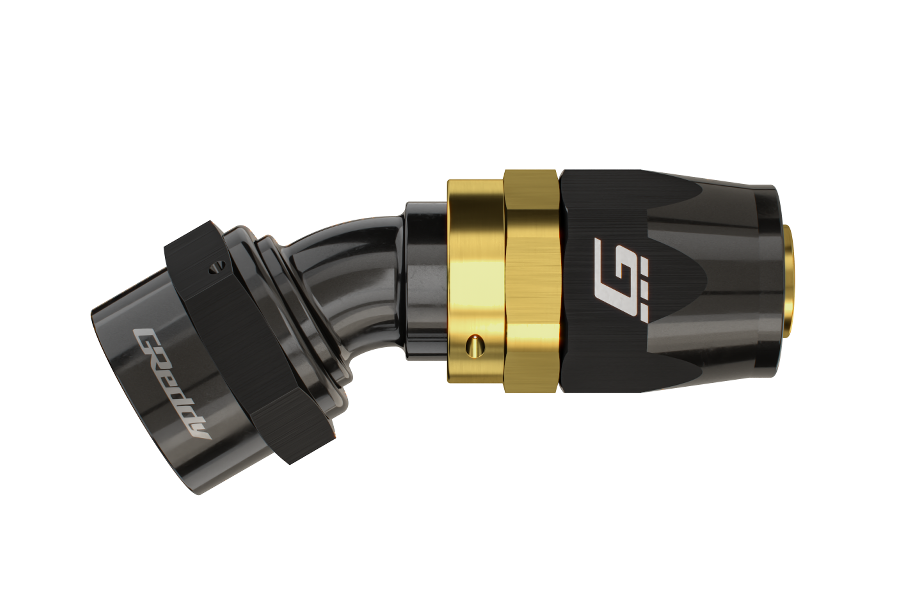 GReddy -16 AN Swivel Hose End(s) - Black / Gold anodized