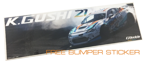 FREE GReddy Racing Bumper Sticker with any GReddy Racing x KGUSHI21 It