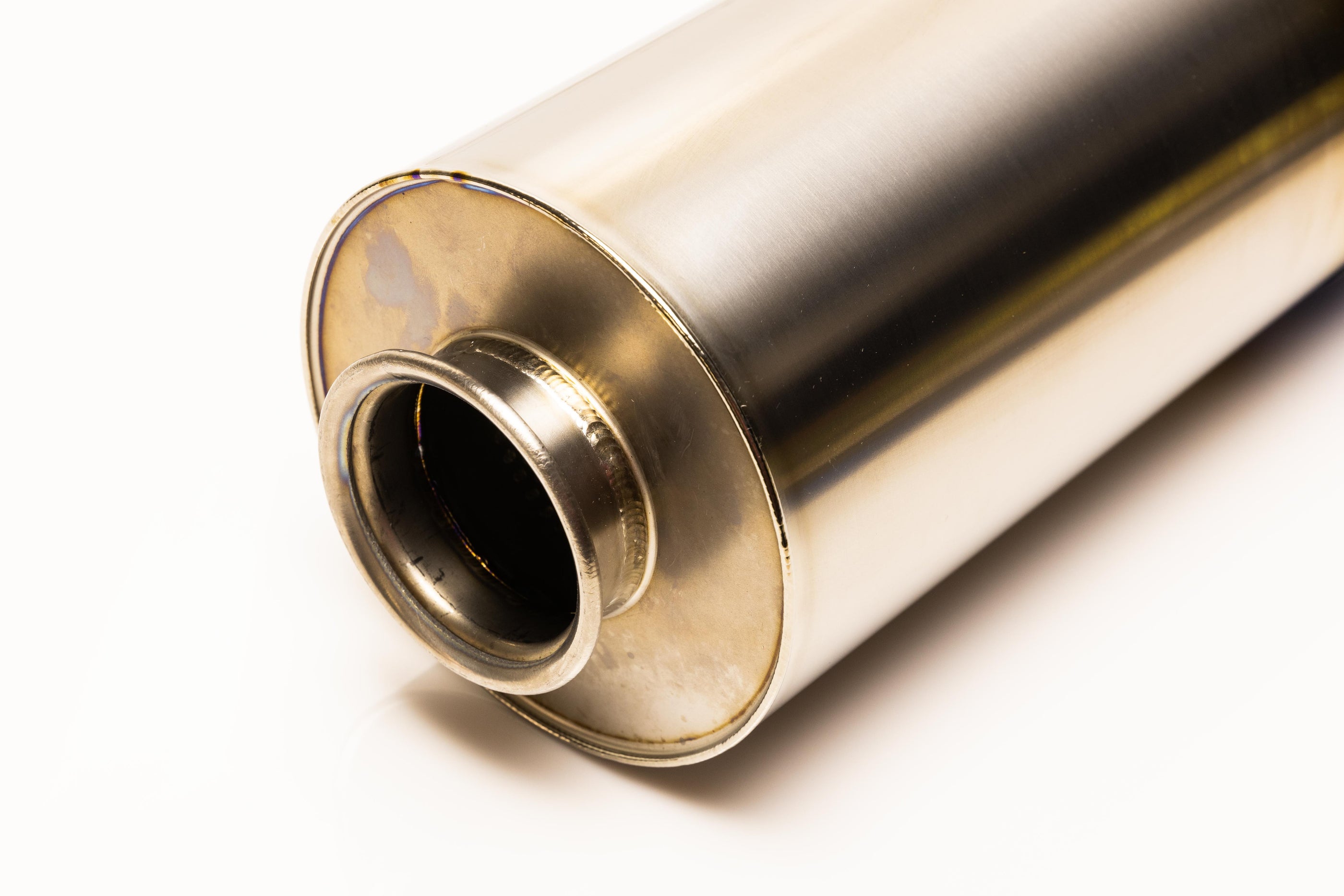 RS-TI UNIVERSAL ROUND MUFFLER 2.5"- 105MM TIP - (11002525)