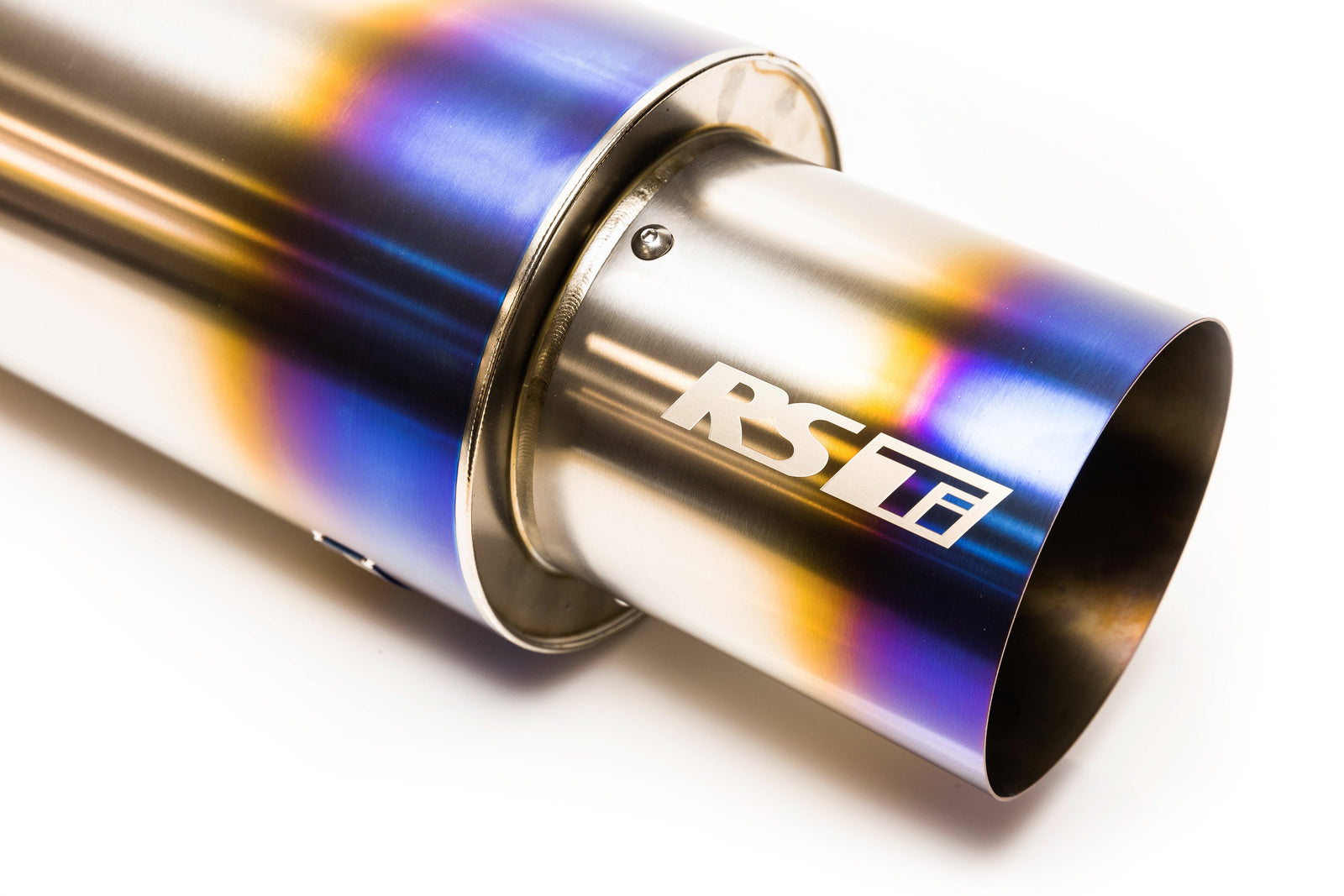 RS-TI UNIVERSAL ROUND MUFFLER 3.0"- 115MM TIP - (11002530)