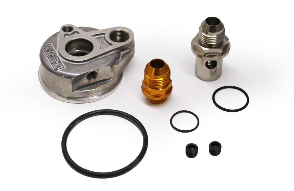 TYPE-B OIL BLOCK ADAPTER, ENG: 3/4-16UNF, 62MM O-RING, 10AN - (1240111