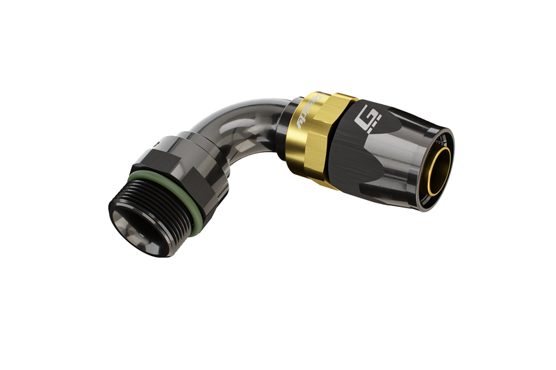 Greddy 08 Orb Male Swivel Hose End S Black Gold Anodized