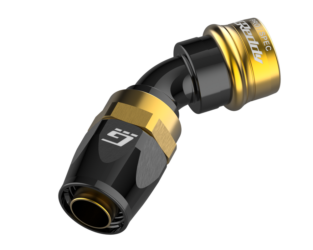 GReddy PRO/SPEC -20 Quick-Release Swivel Hose End(s) - Black / Gold an