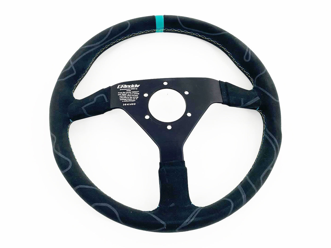 GREDDY MOMO ALCANTARA MONTECARLO STEERING WHEEL, LIMITED EDITION - (16