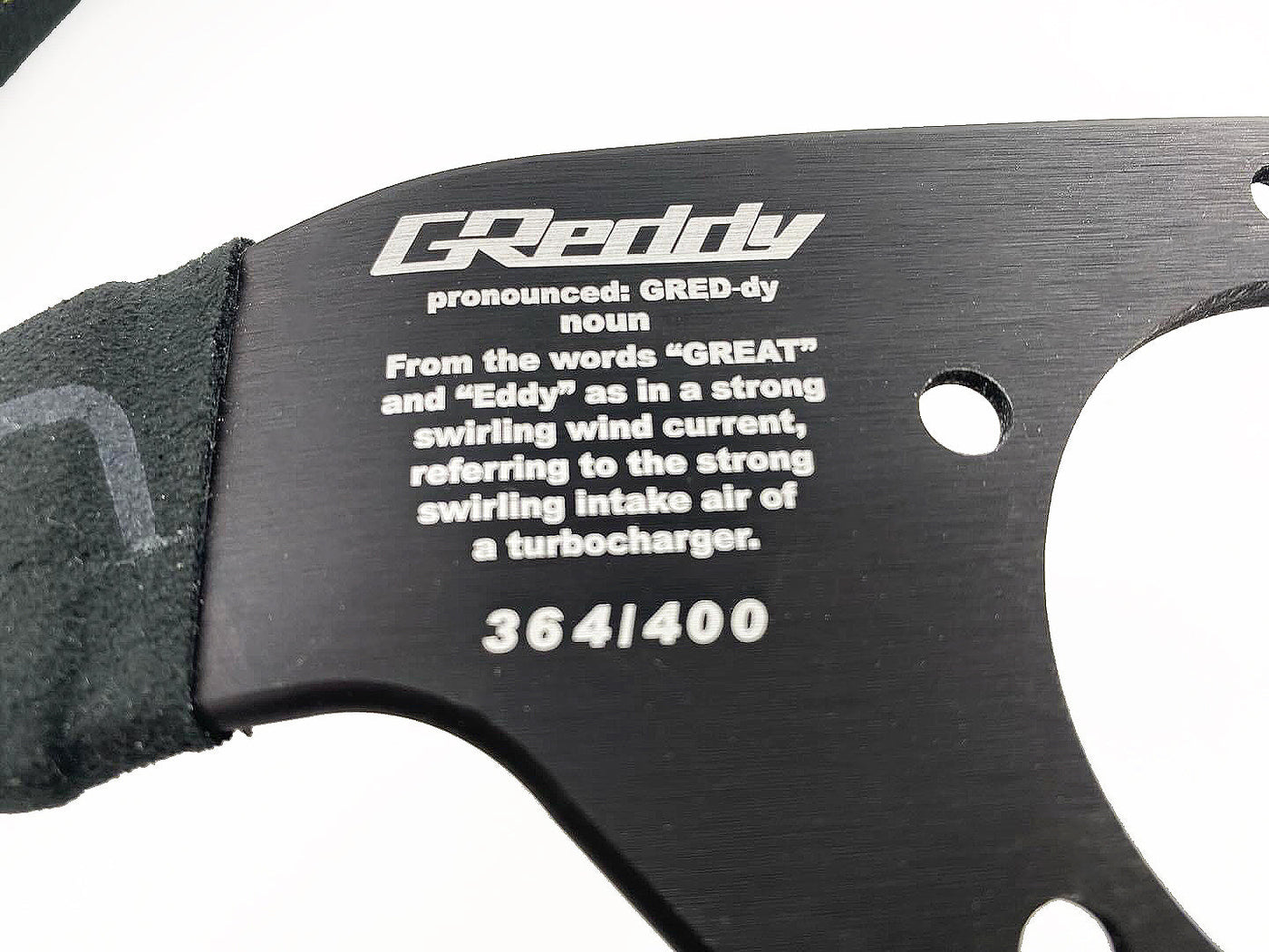 GREDDY MOMO ALCANTARA MONTECARLO STEERING WHEEL, LIMITED EDITION - (16