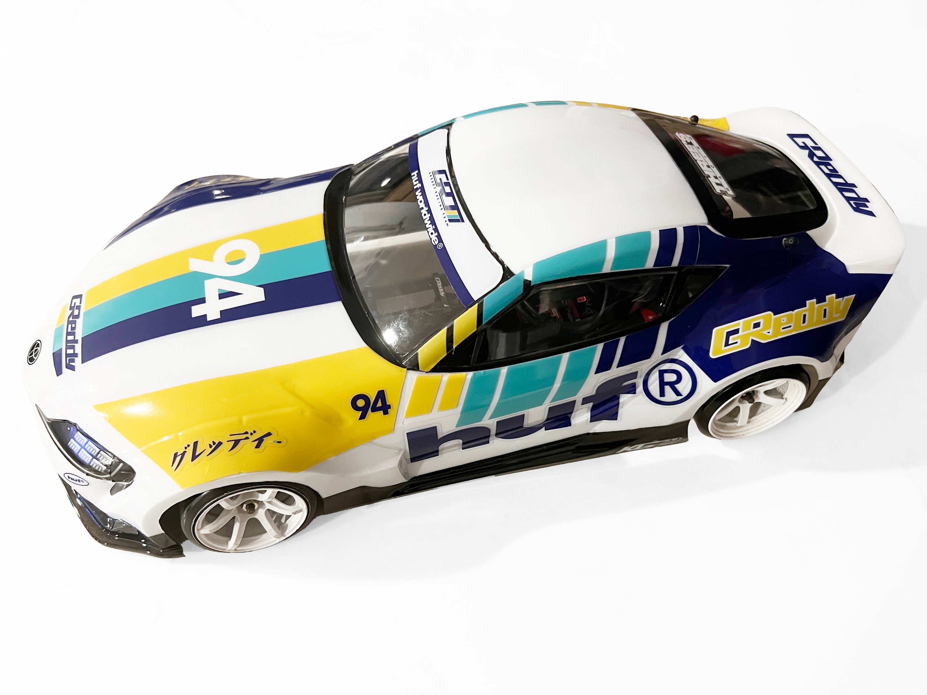 HUF x GReddy Yokomo Pandem A90 GR Supra 1/10 RC Body (clear) - (limite