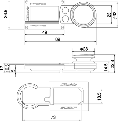 GReddy Profec - Electronic Boost Controller (8-Bar boost reading) Ambe