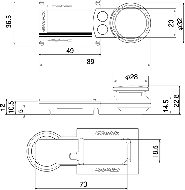 GReddy Profec - Electronic Boost Controller (8-Bar boost reading) Ambe