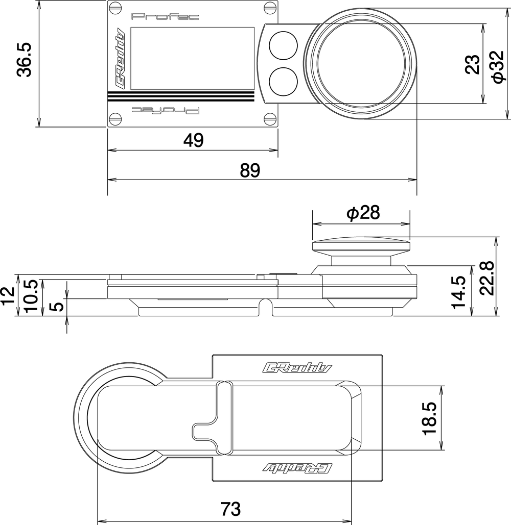 GReddy Profec - Electronic Boost Controller (OLED)