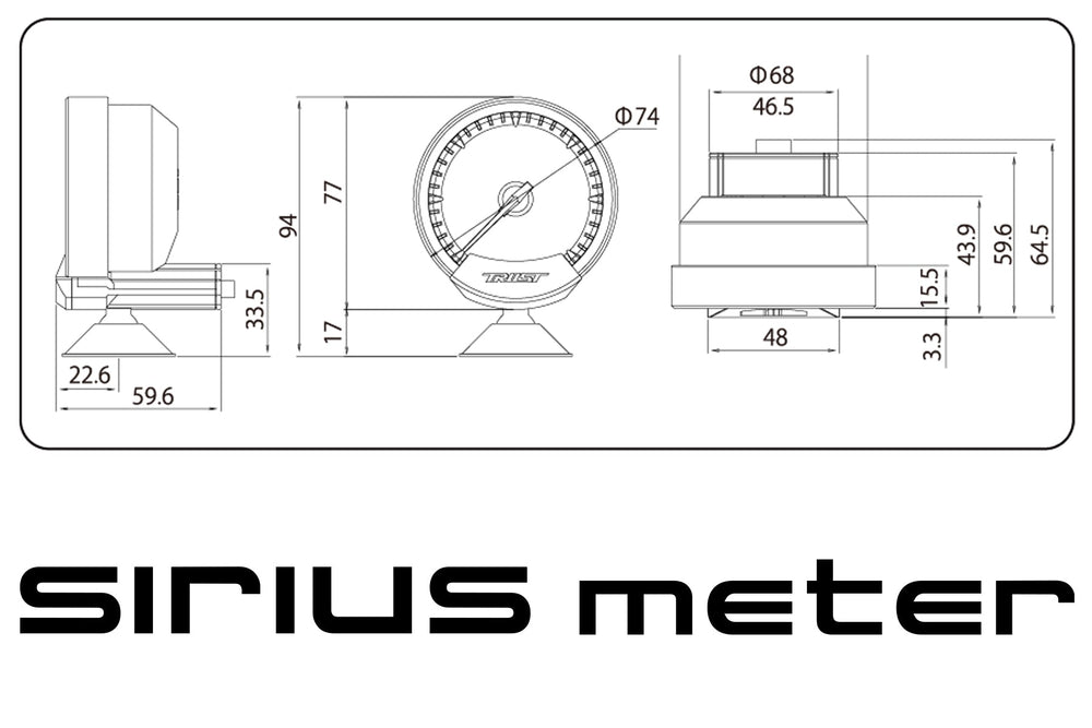 SIRIUS METER - TURBO BOOST - (16001730)